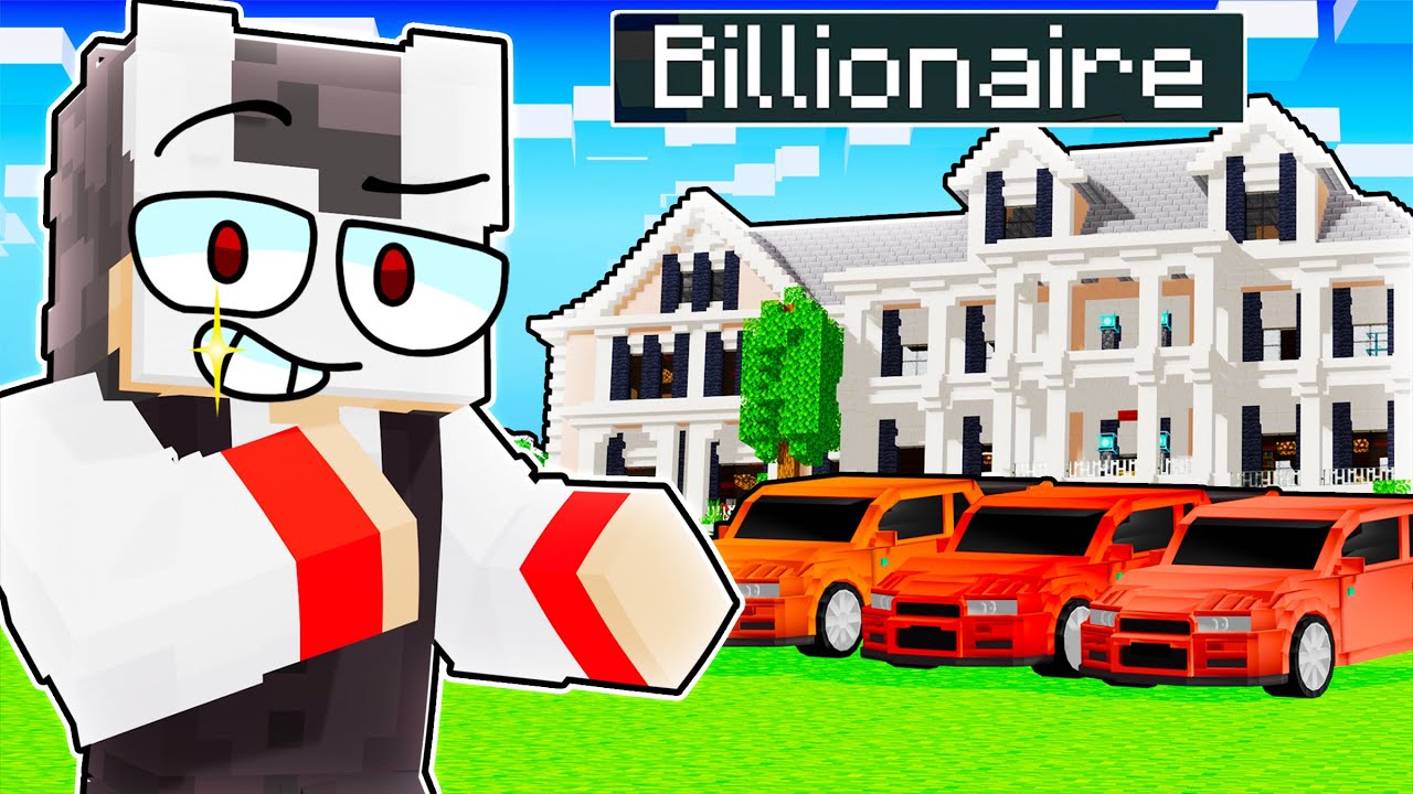 Becoming a BILLIONAIRE in Minecraft! - YouTube