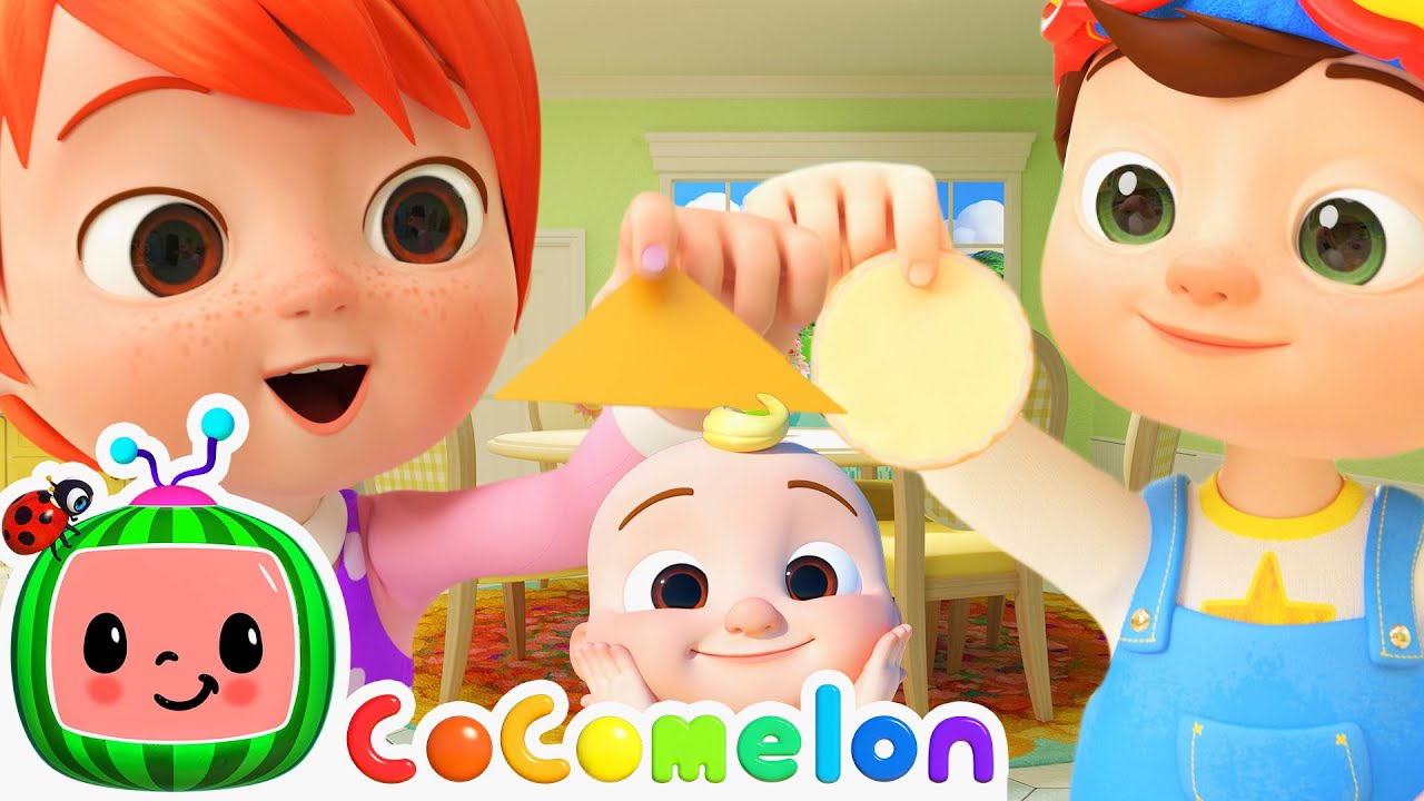 🔺Shapes In My Lunch Box🔺 | COCOMELON 🍉 | Family Time! 👨‍👩‍👦 | MOONBUG ...