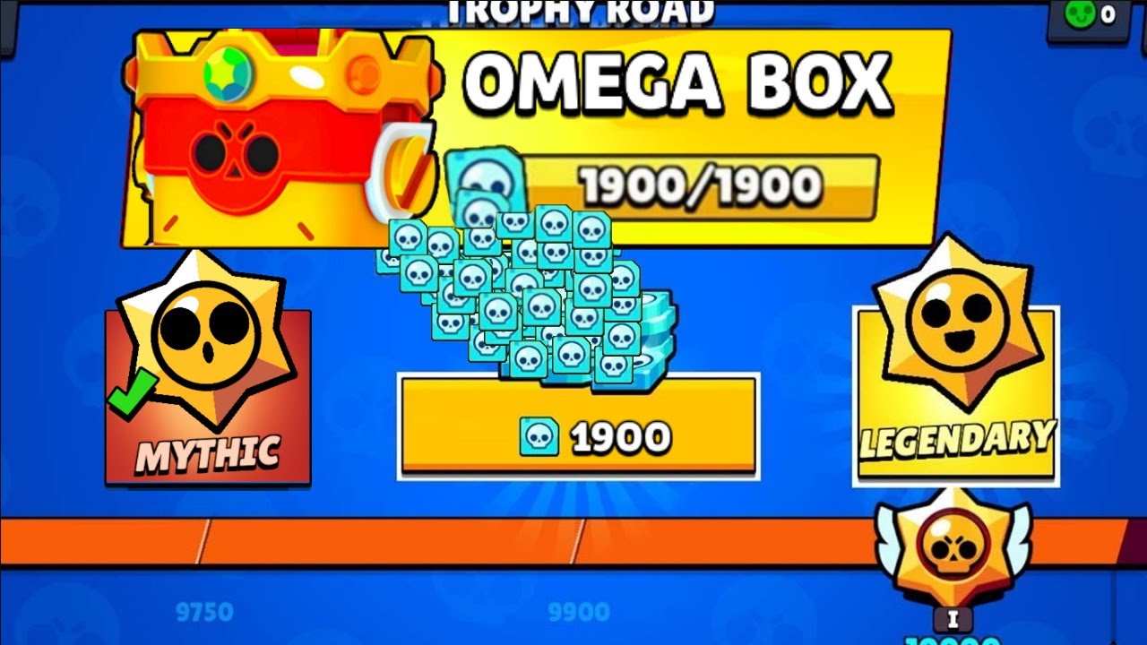 WORLD FIRST OMEGA BOX in TROPHY ROAD AND NEW GIFTS IN BRAWL STARS - YouTube