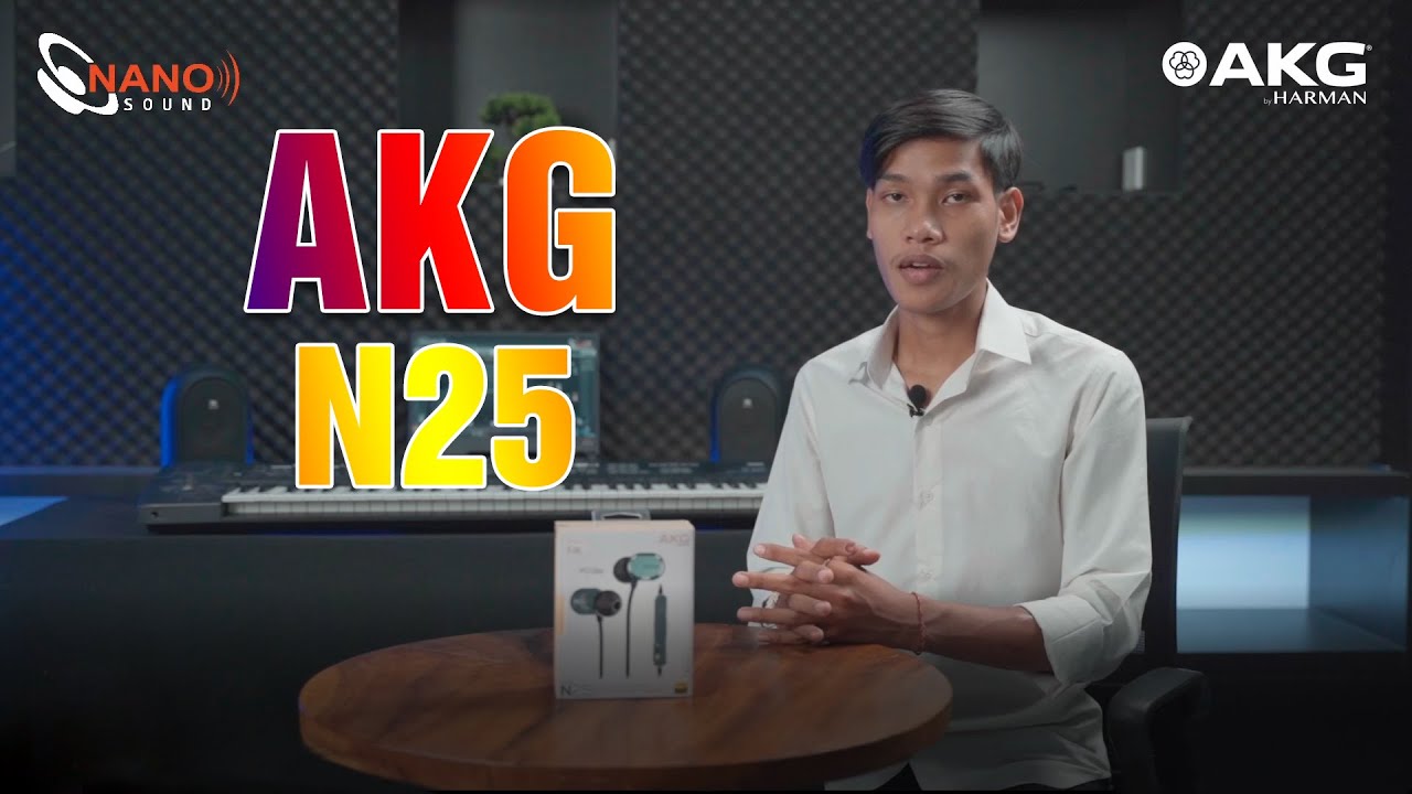 កាសខ្សែ AKG N25 - សំឡេងពីរោះ លឺច្បាស់ | Hi-Res Audio | អាចប្រើជា Ear-Monitor - YouTube