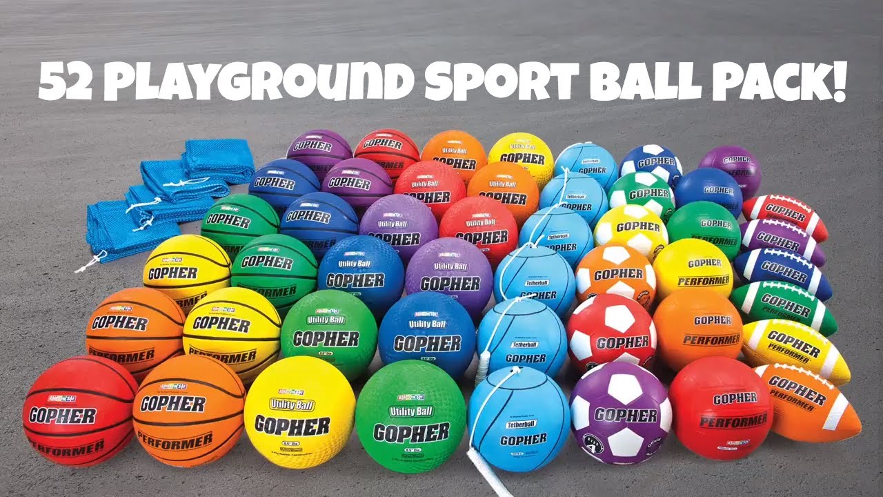 52 Playground Sport Ball Pack - YouTube