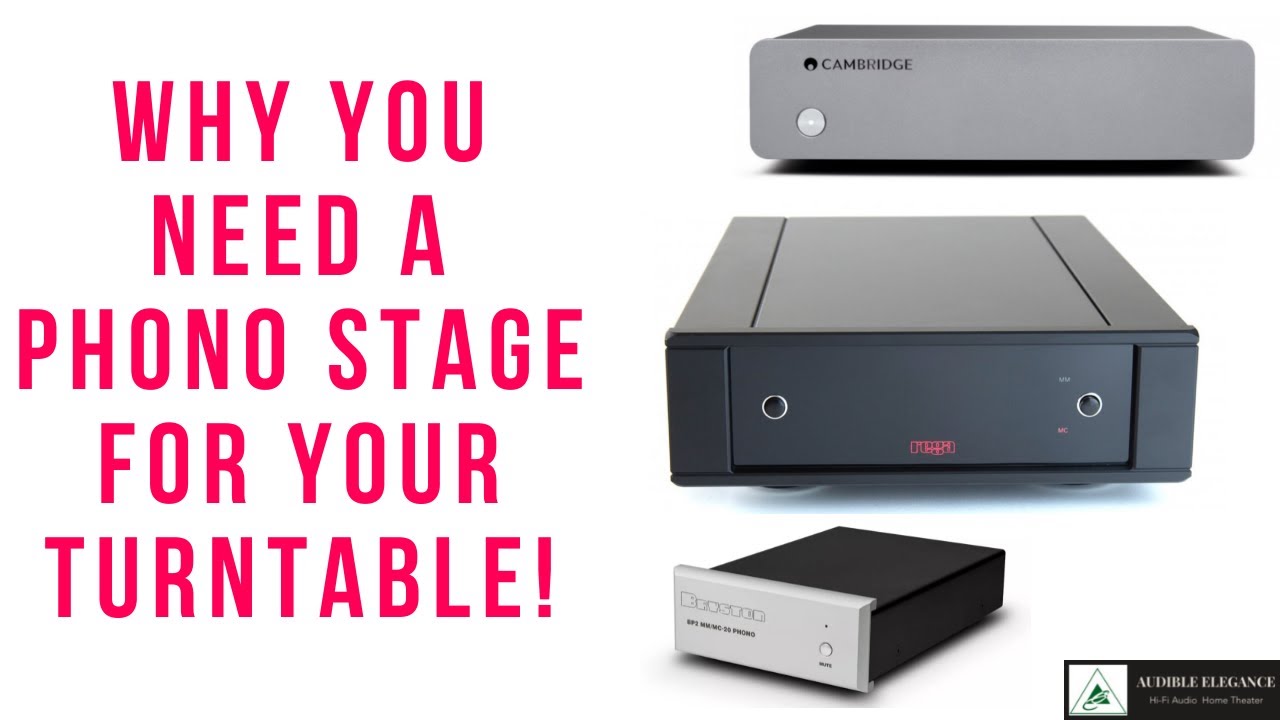 Why You Need A Phono Stage For Your Turntable! - YouTube