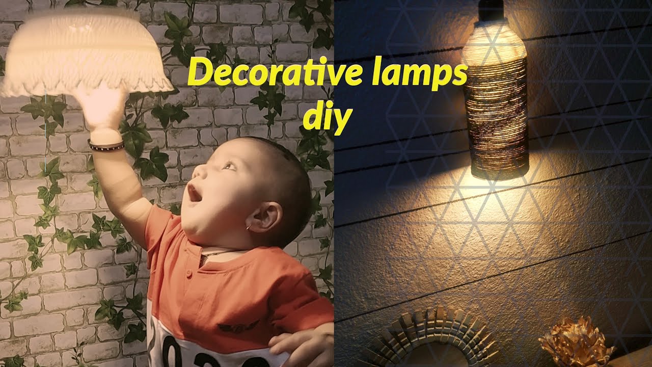 Super easy diy lamps - YouTube