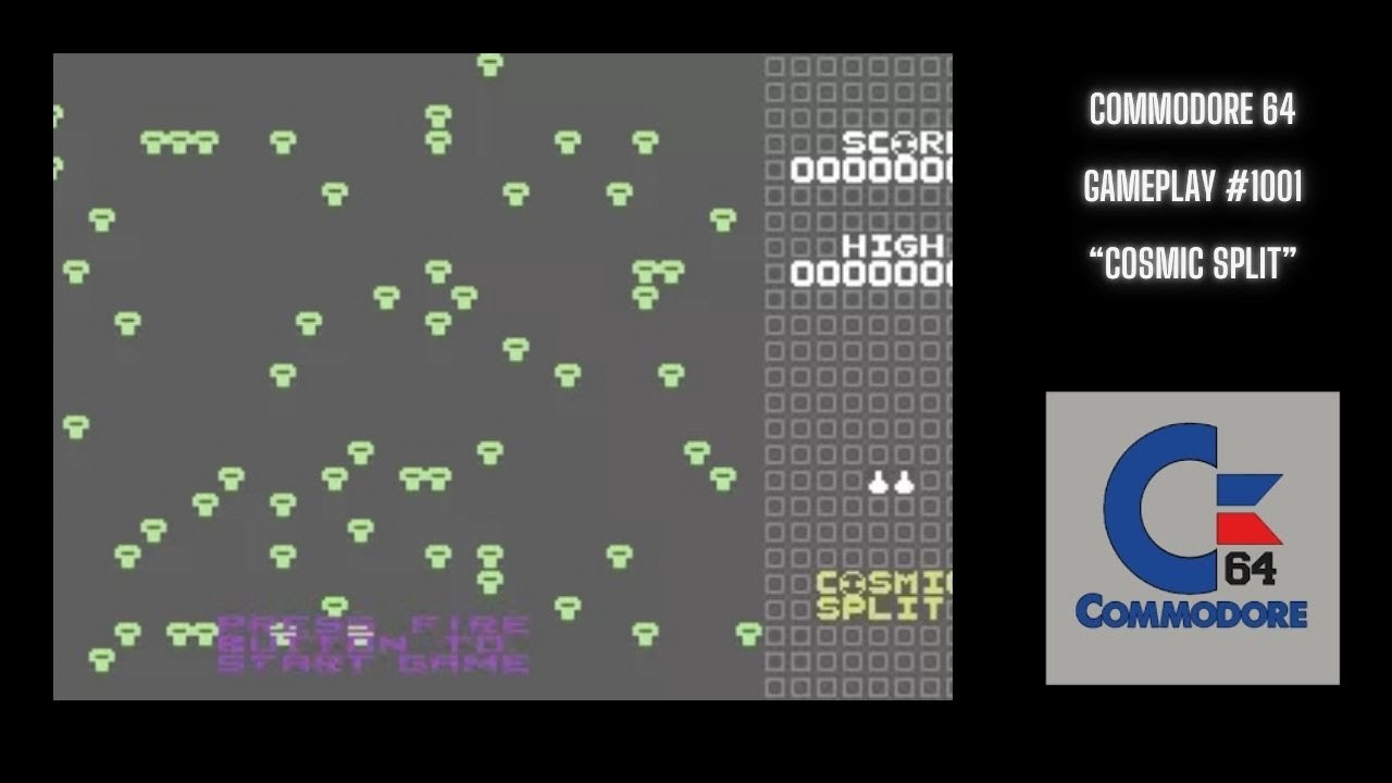 Cosmic Split (Commodore 64 / Gameplay #1001) - YouTube