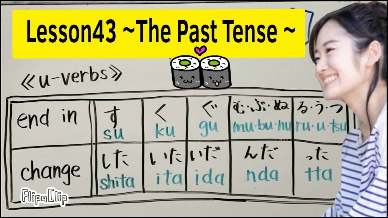 【JLPT N5 N4】Lesson43: 【important】Let's learn the past tense of Japanese ...