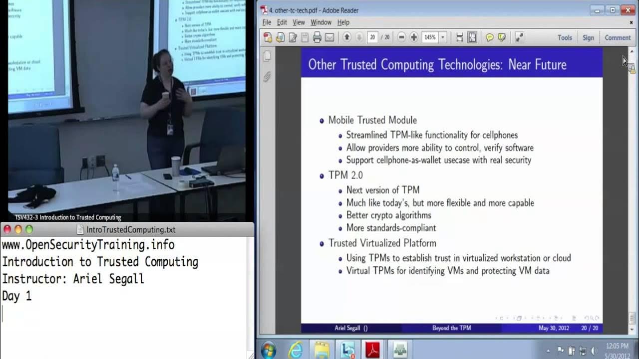 OpenSecurityTraining: Introduction To Trusted Computing (Day 1, part 9) - YouTube