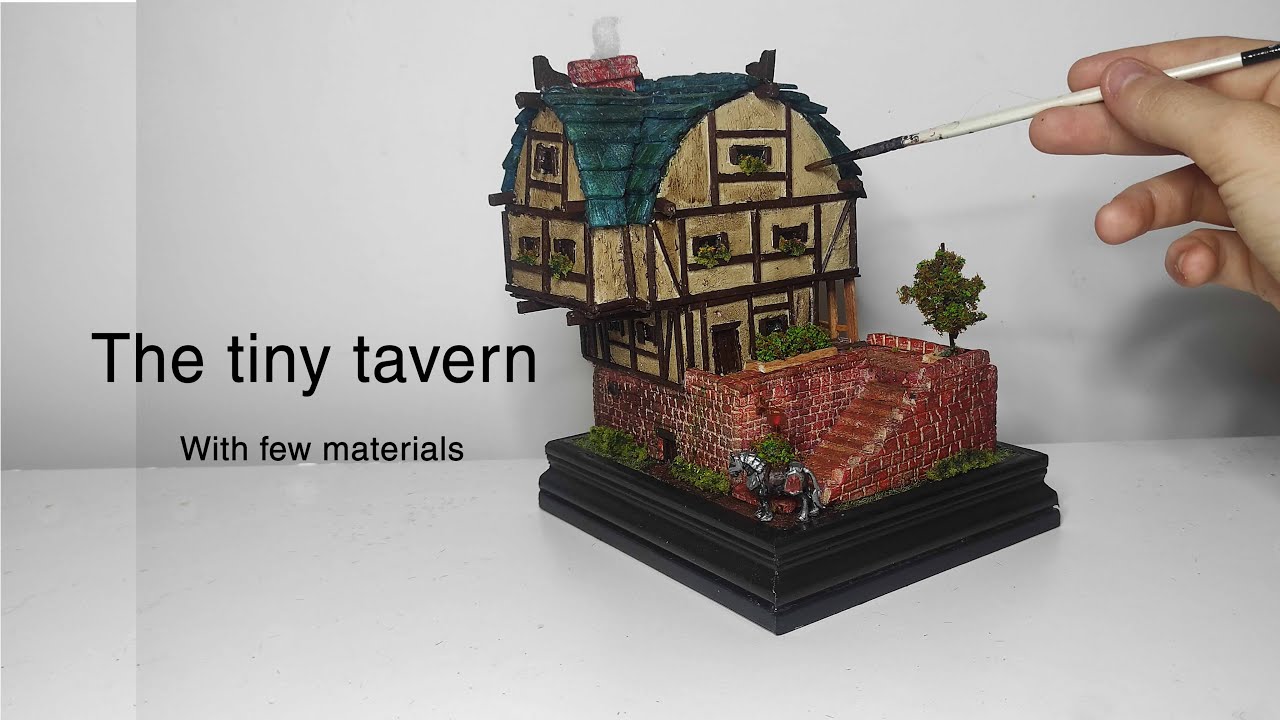 How to create a tiny tavern with few material ? - YouTube