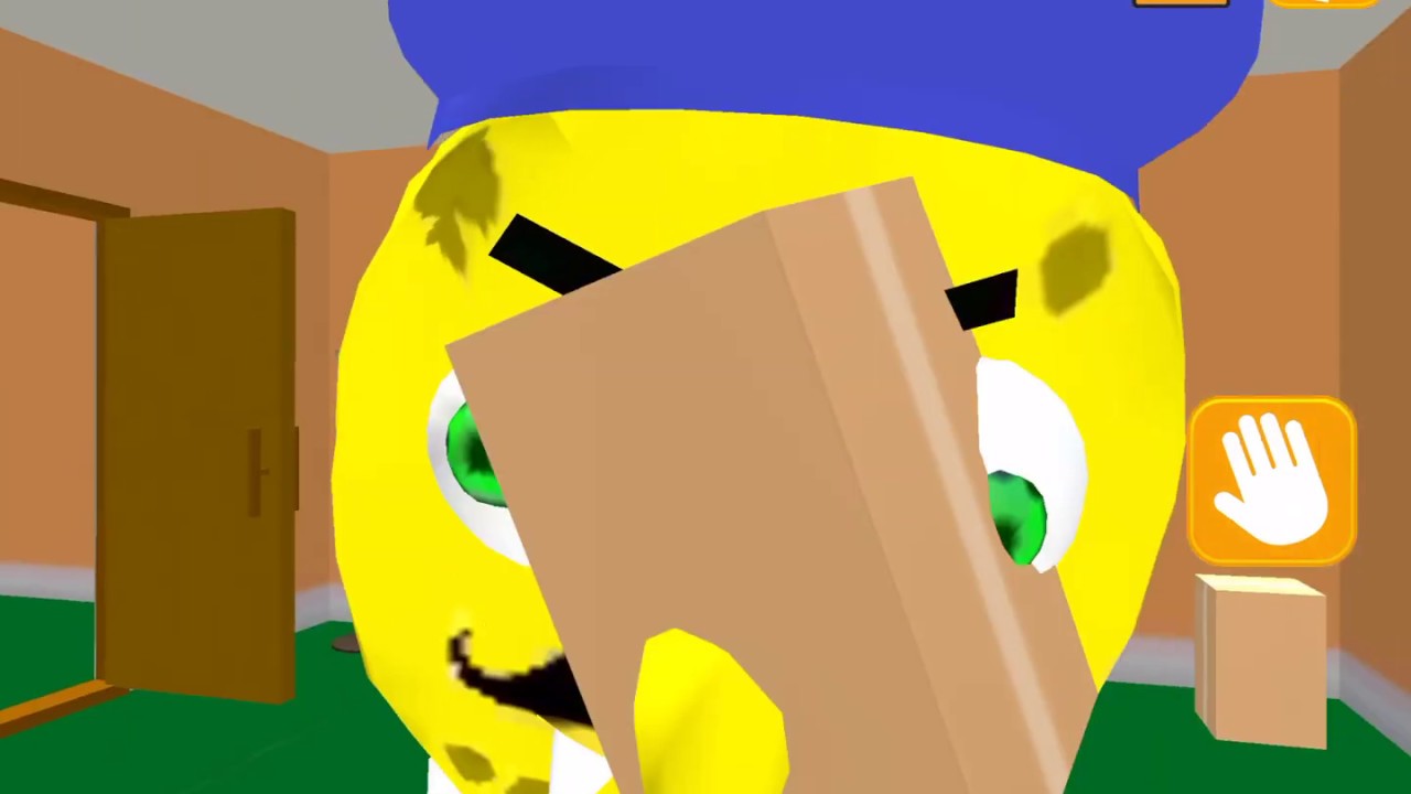 Playing The Most Annoying “Horror” Game Ever | Sponge Neighbor Escape ...