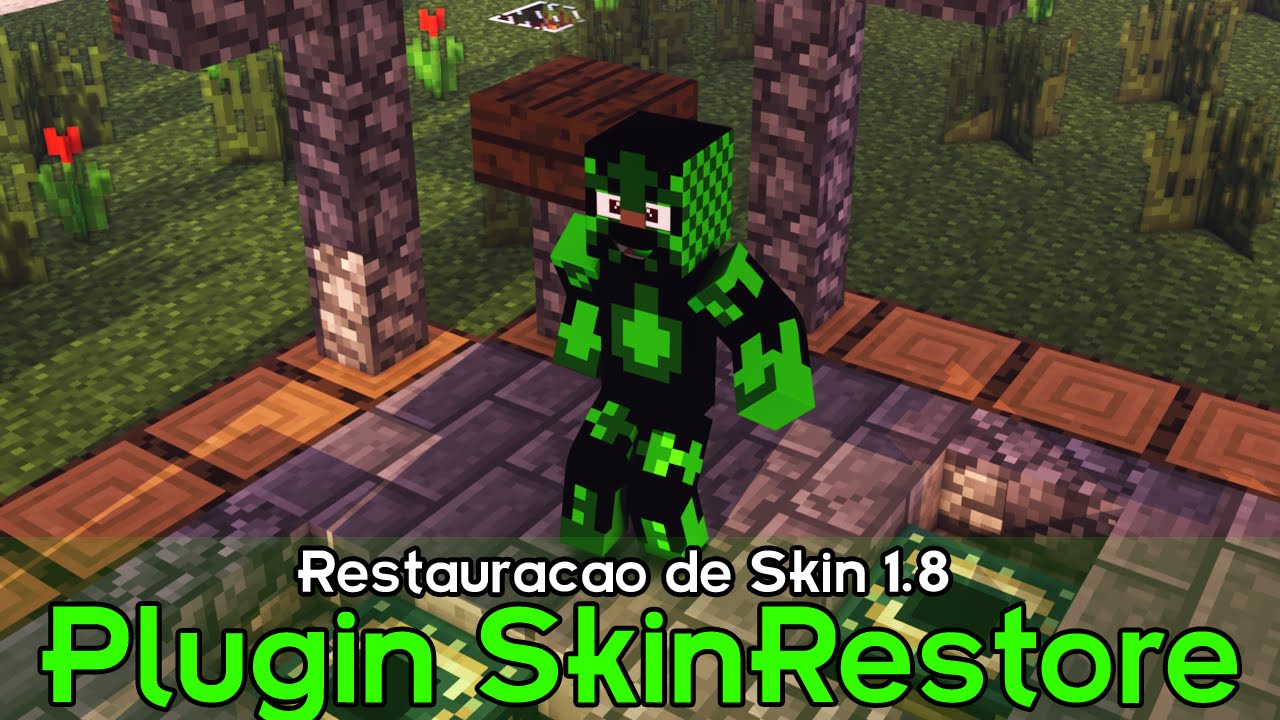 Minecraft Plugin Tutorial SkinRestore - RESTAURAÇÂO DE SKIN 1.8 - YouTube