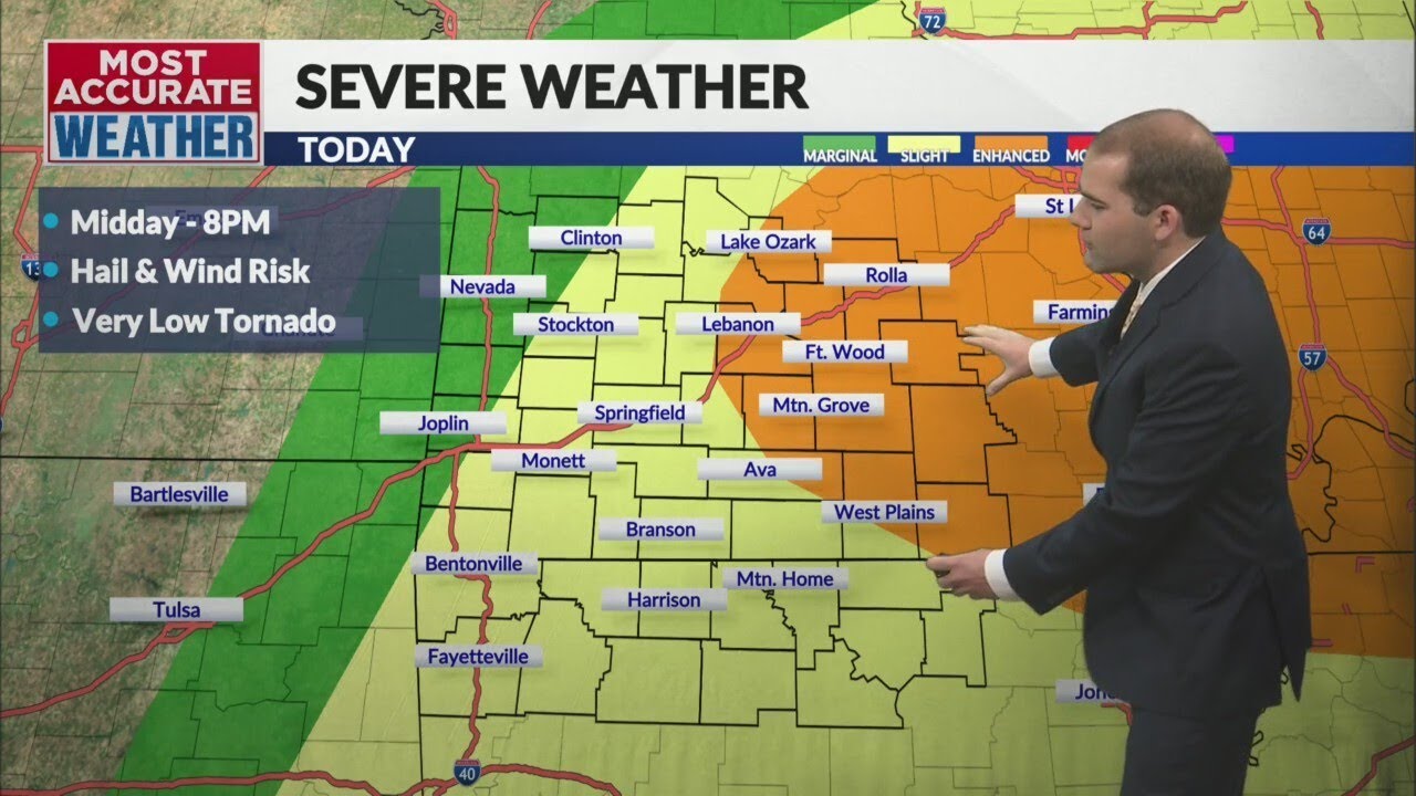 Storms rolling through this afternoon - YouTube