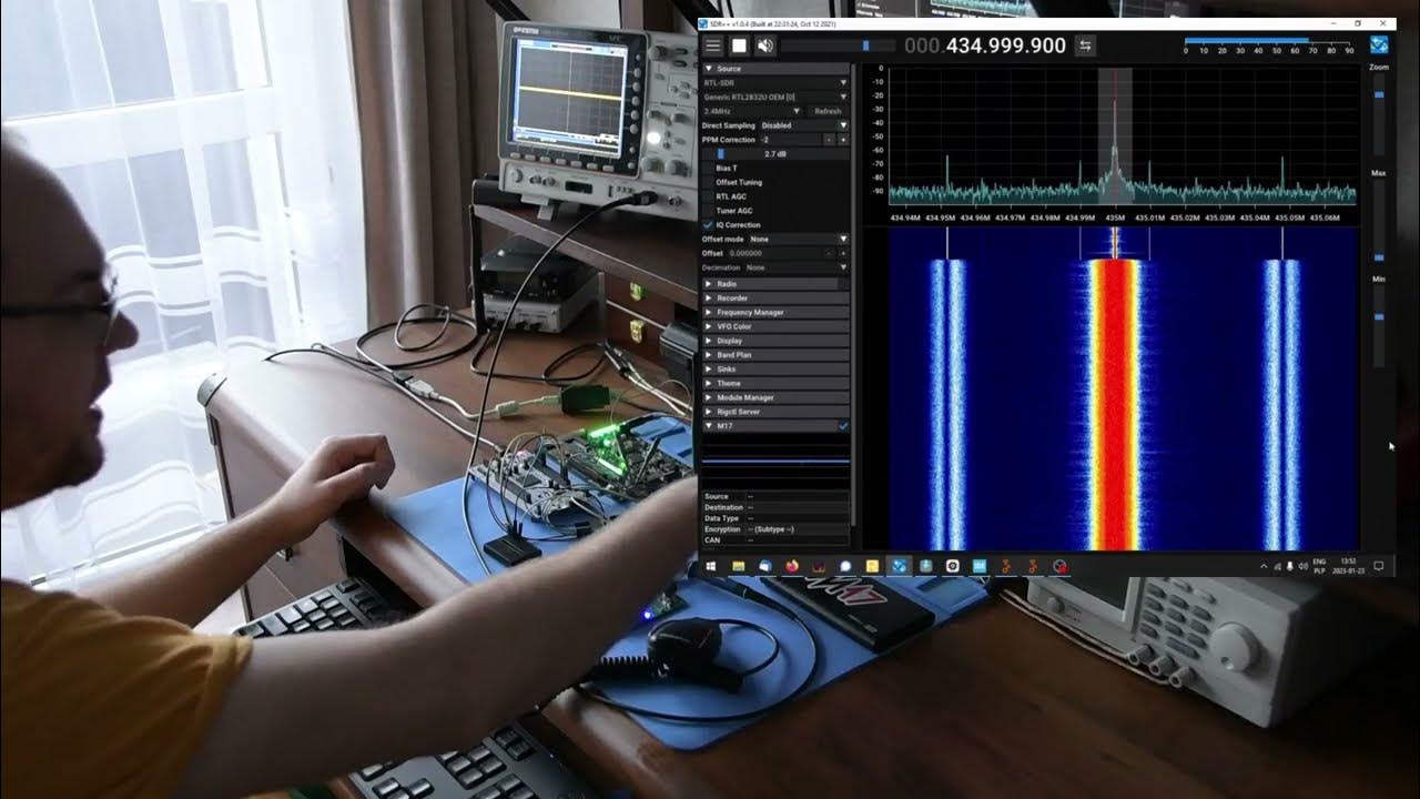OpenHT Proof of Concept: transmitting M17 with an FPGA - YouTube