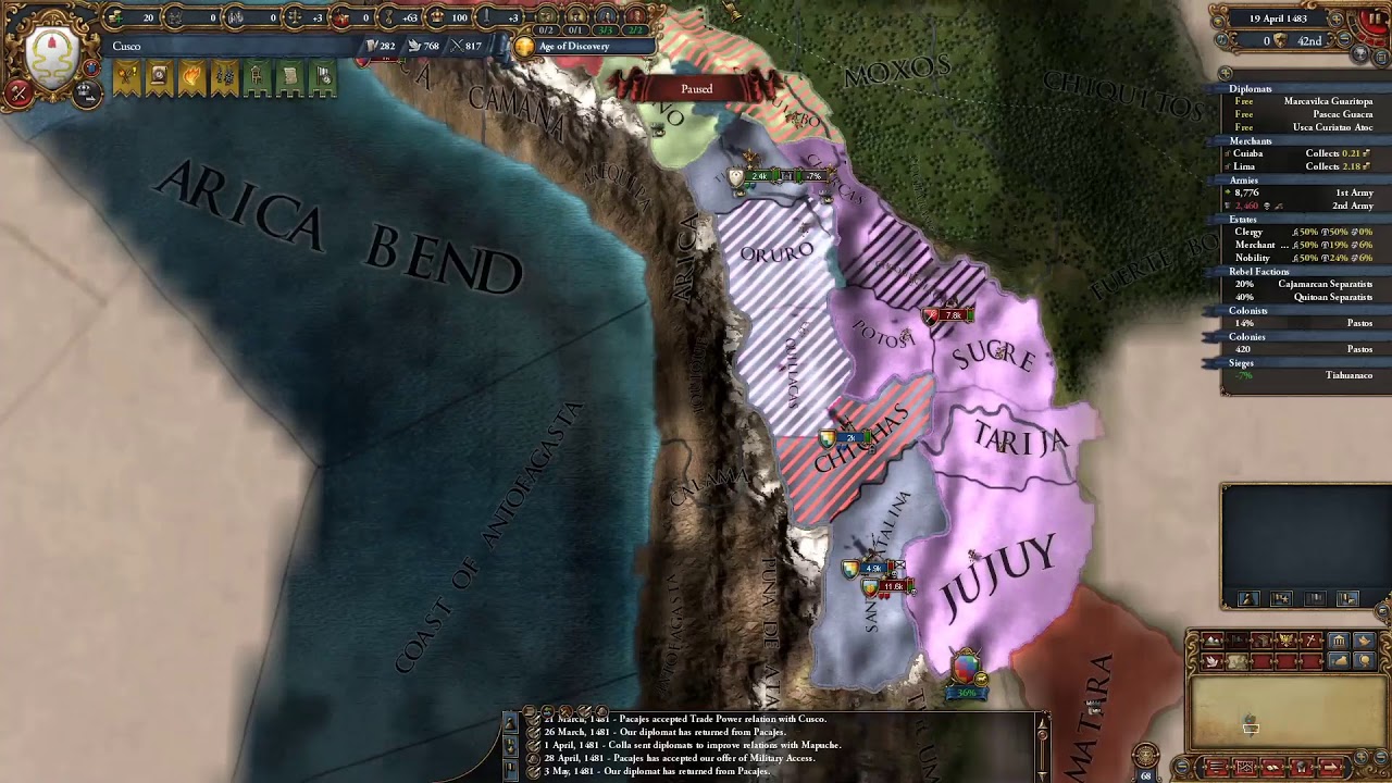 eu4 - Inca Rising - YouTube