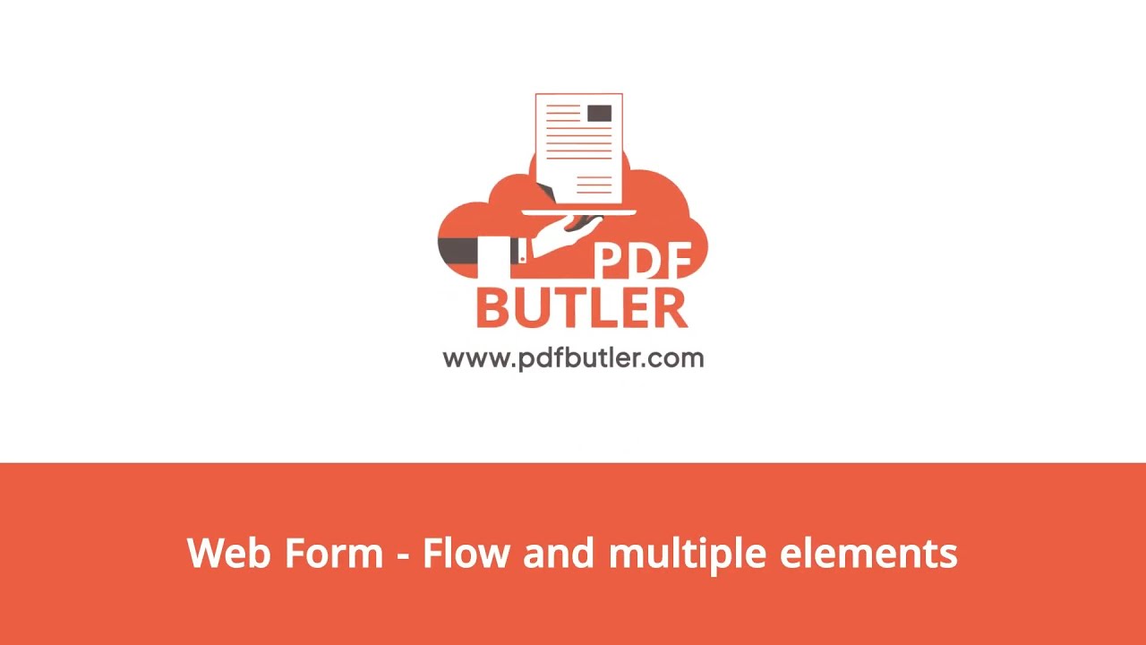 FORM Butler - Web Form with Flow and collections - YouTube
