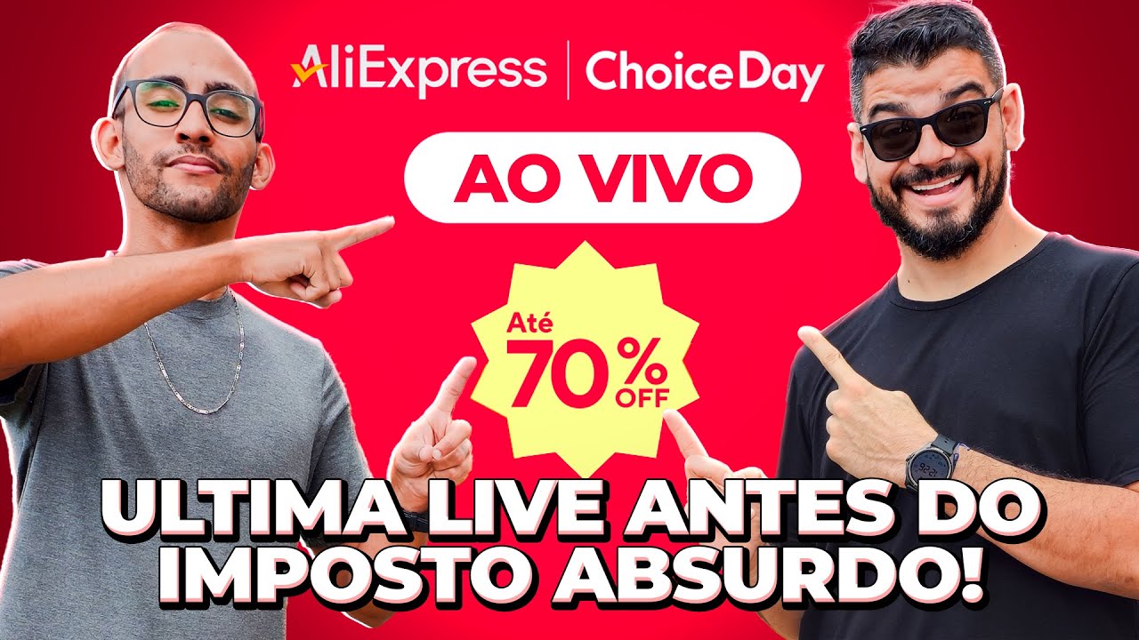ÚLTIMA PROMO DO ALIEXPRESS ANTES DE TAXAREM TUDO! CORRE, PORQUE LOGO ...