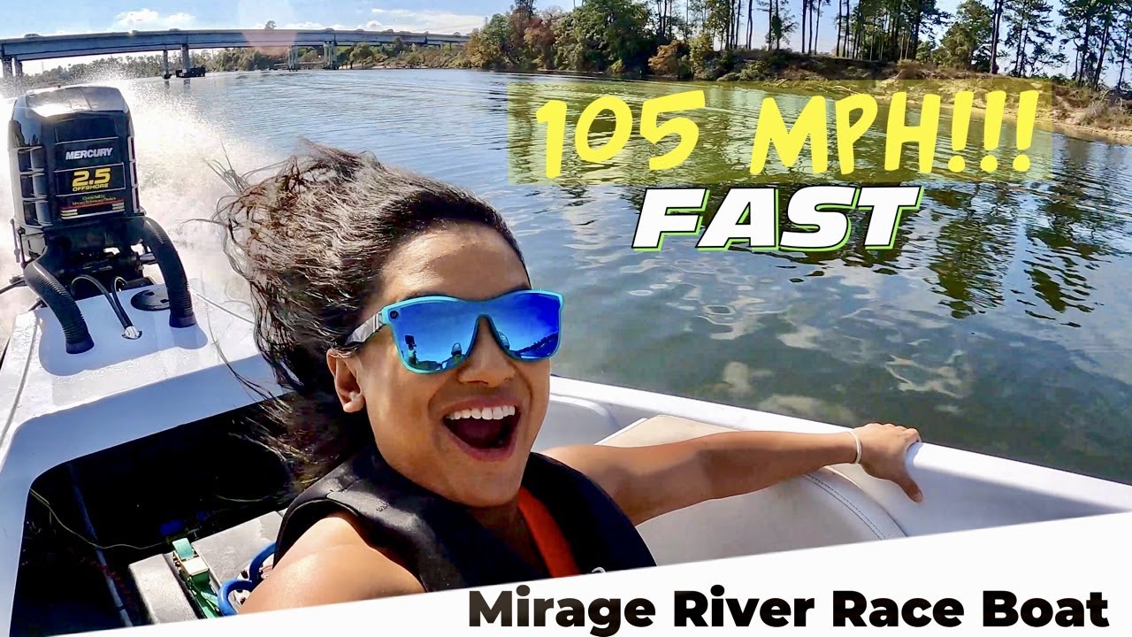FAST! Mirage River Race Boat 105MPH #Boat #Races #Gopro #GoproHero9 ...
