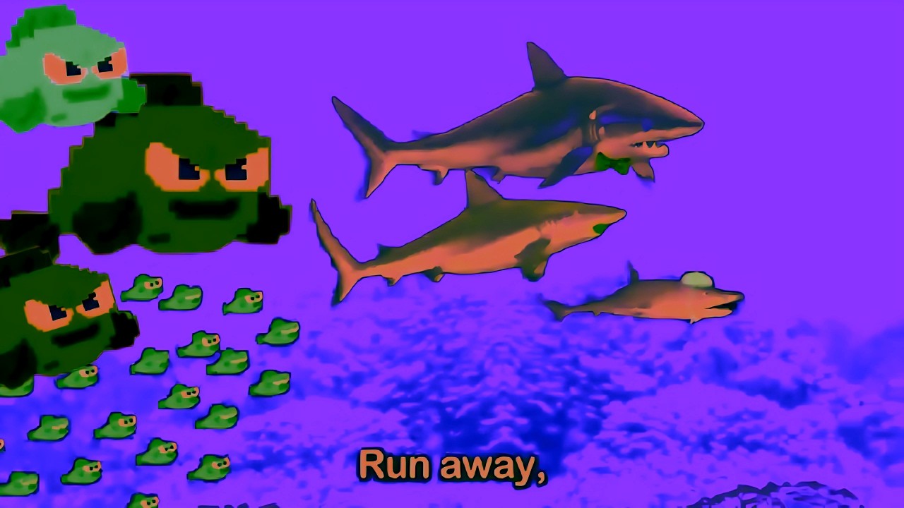 Run Away Real Baby Shark! Finny The Shark Super Simple Song Effects ...