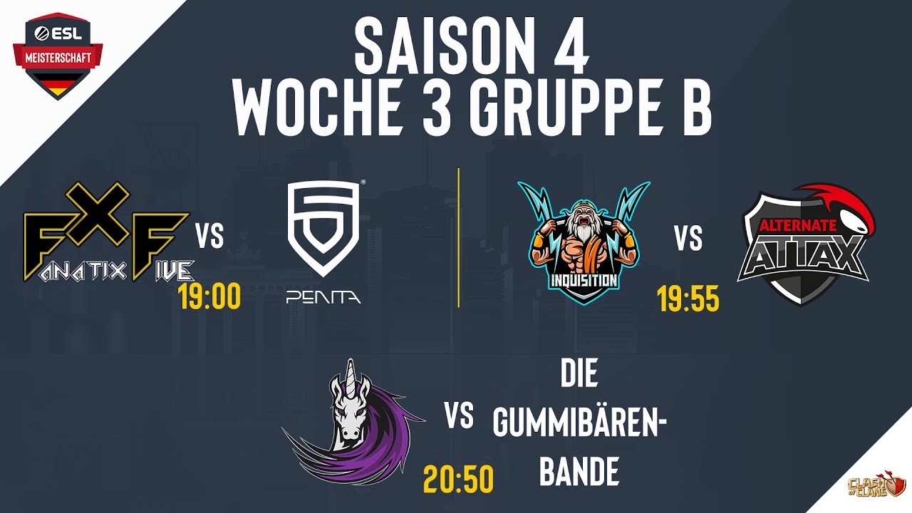 INQ vs ATN | DU vs GBB - ESLM s4 | Clash of Clans deutsch - YouTube