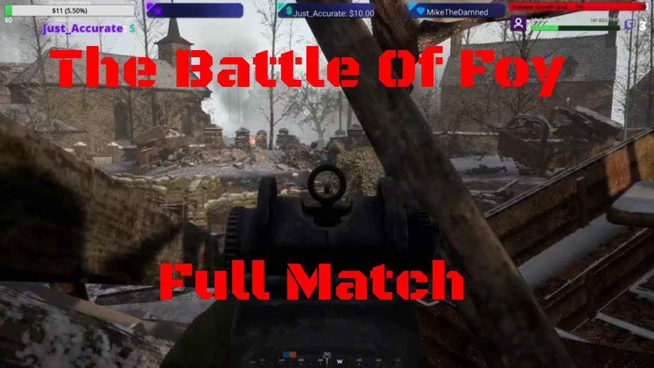 The Battle of Foy [Hell Let Loose - Full Match: AT] - YouTube