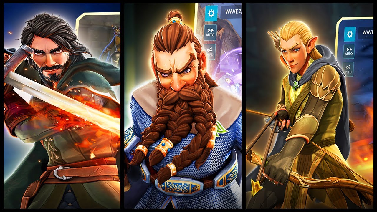 Best Turn Based Rpg Game Mobile LotR: Heroes of Middle-earth™ Android ...