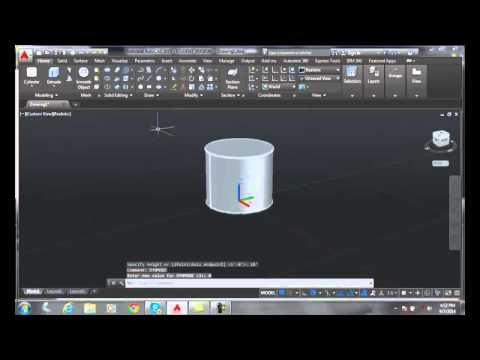 3D Modeling 04-04 Using Cylindrical Coordinates - YouTube