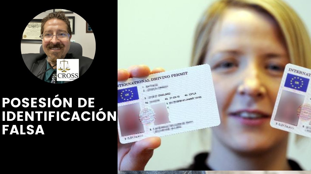 POSESIÓN DE IDENTIFICACIÓN FALSA - YouTube