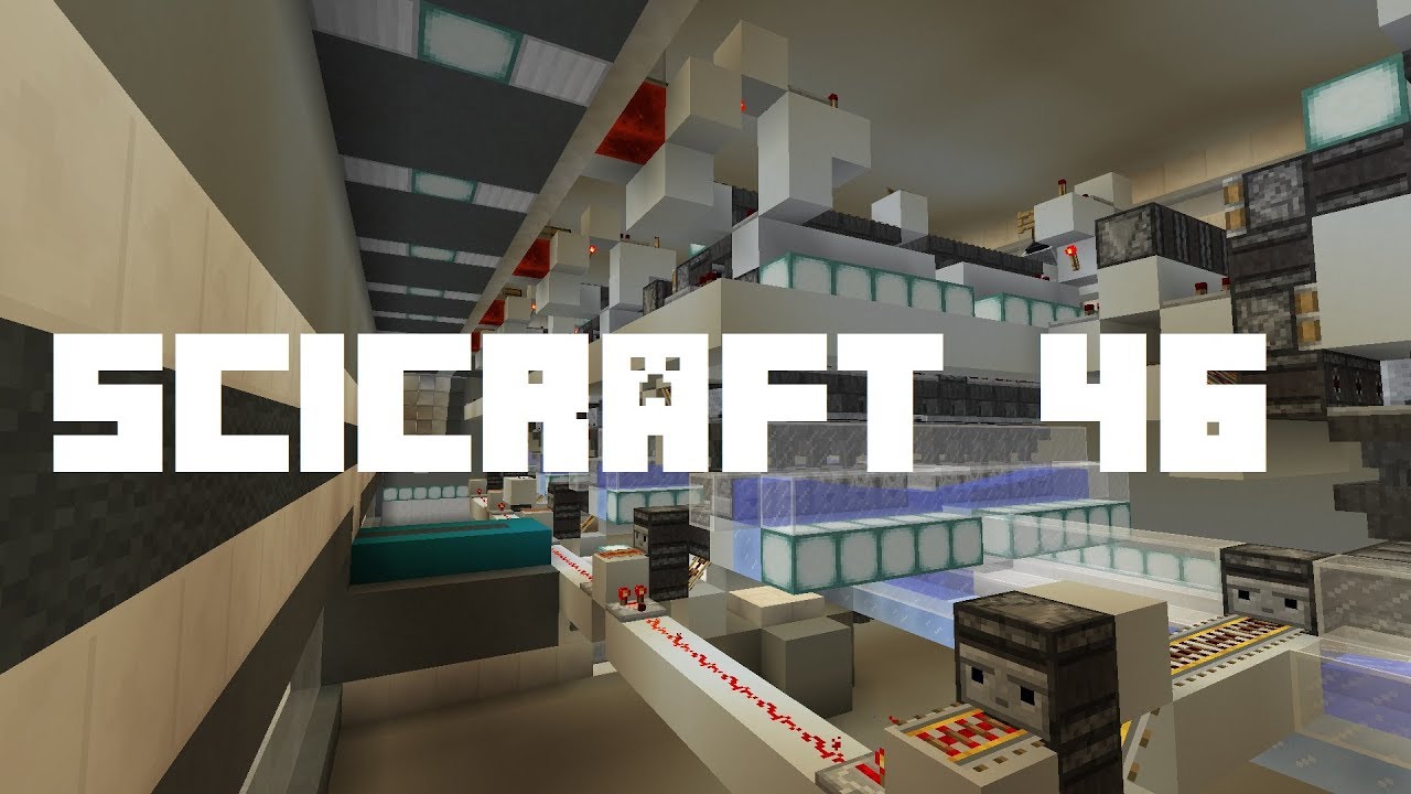 SciCraft 46: 90,000 Blocks Per Hour Crafting System - YouTube