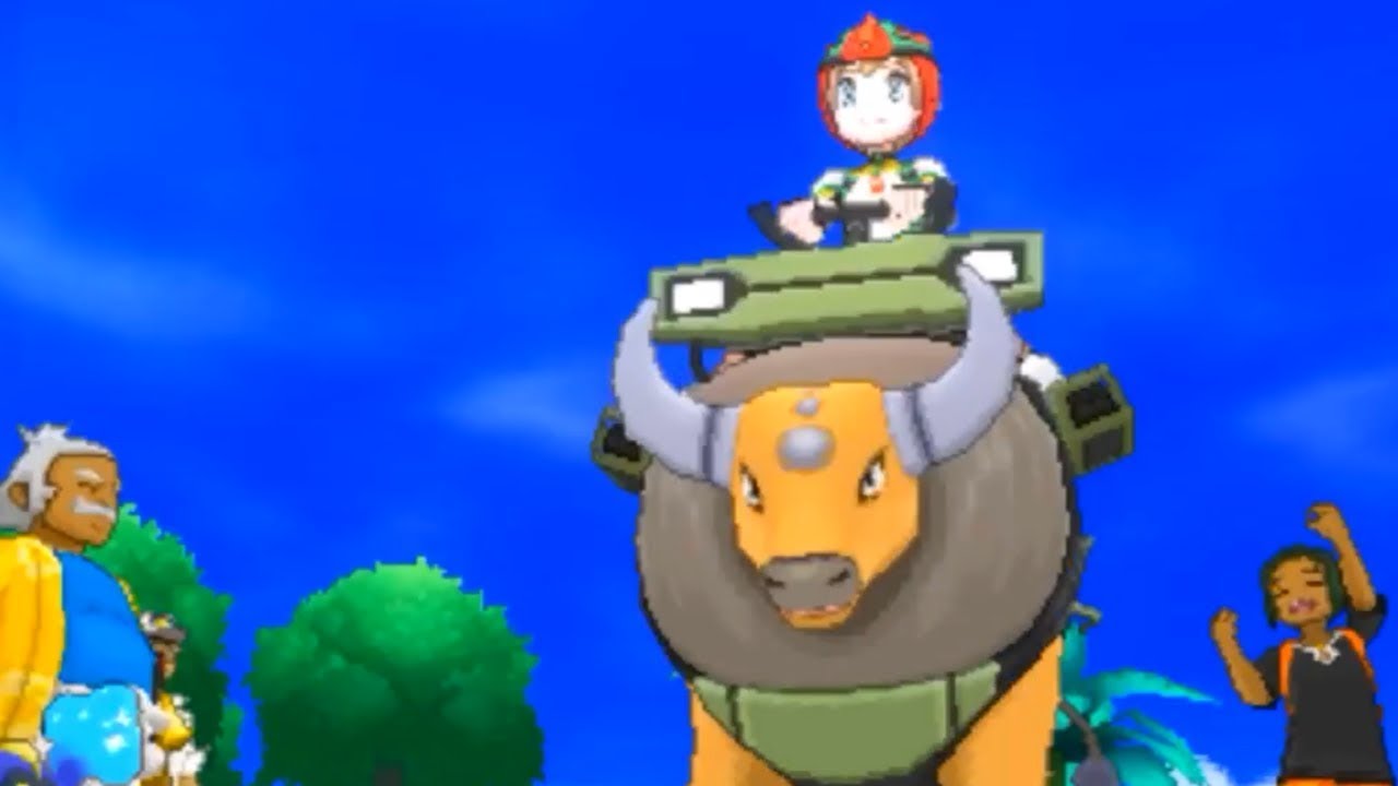 Pokemon Sun & Moon - FALSE SWIPE TM LOCATION + Tauros Ride Pager ...