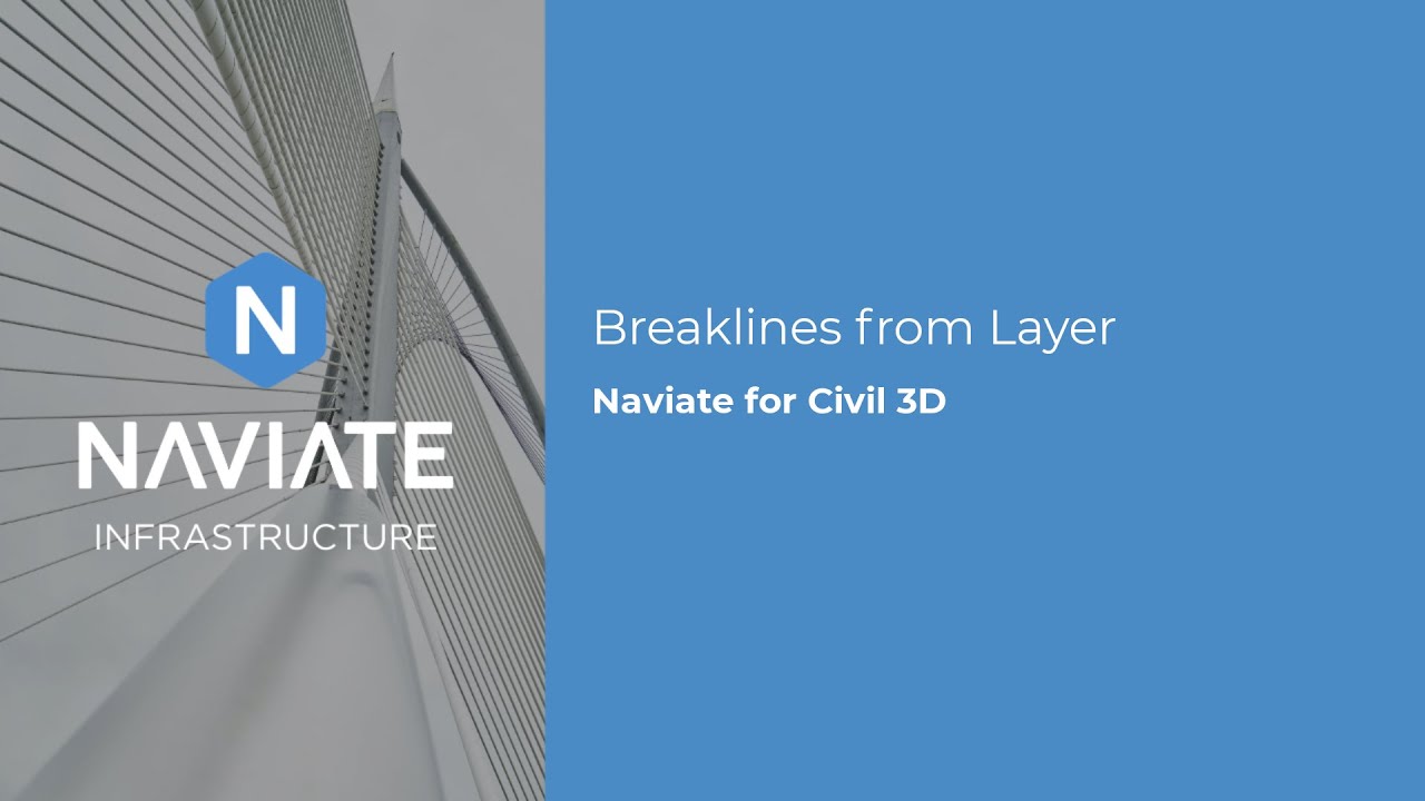 Breaklines from Layer in Naviate Landscape for Civil 3D - YouTube