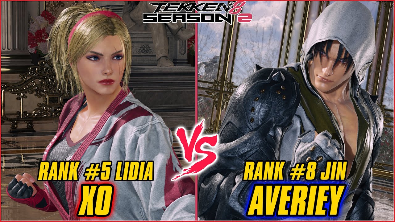 TEKKEN 8 | XO (RANK #5 LIDIA) vs AVERIEY (RANK #8 JIN) | TEKKEN 8 ...