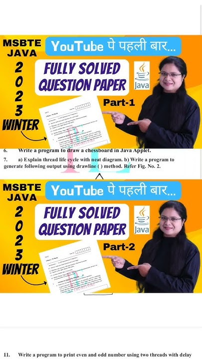 Java 6 Marks Important Questions Pyqs Msbte Syllabus Padhoengineering Engineering Java