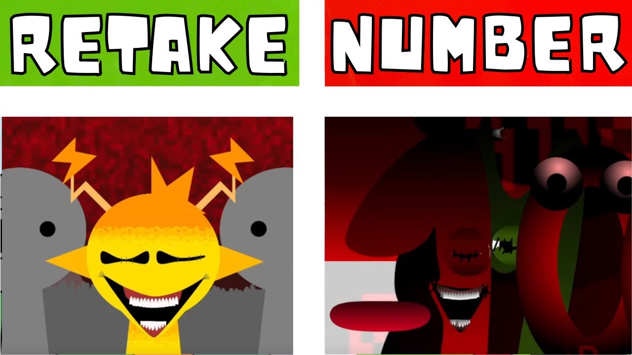 Incredibox Sprunki: Retake Vs Number Retake (Horror Version) - YouTube