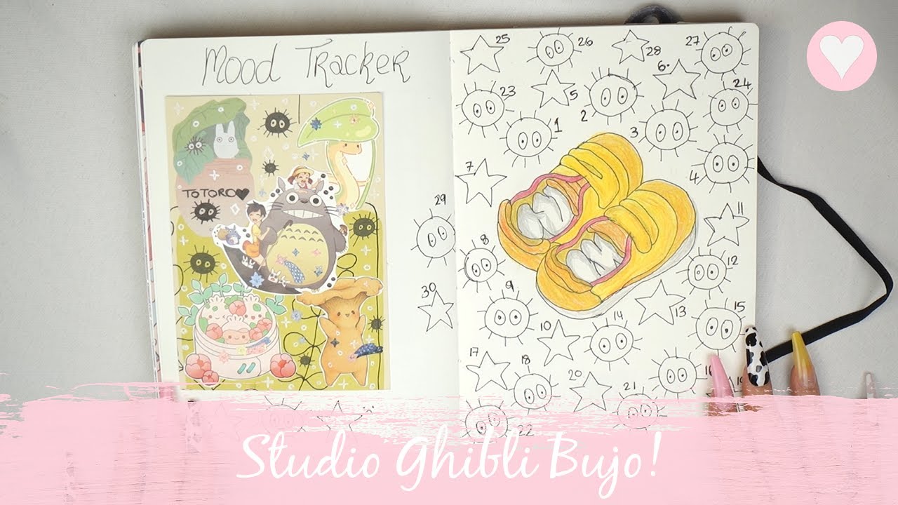 Studio Ghibli Journal Layout! - YouTube