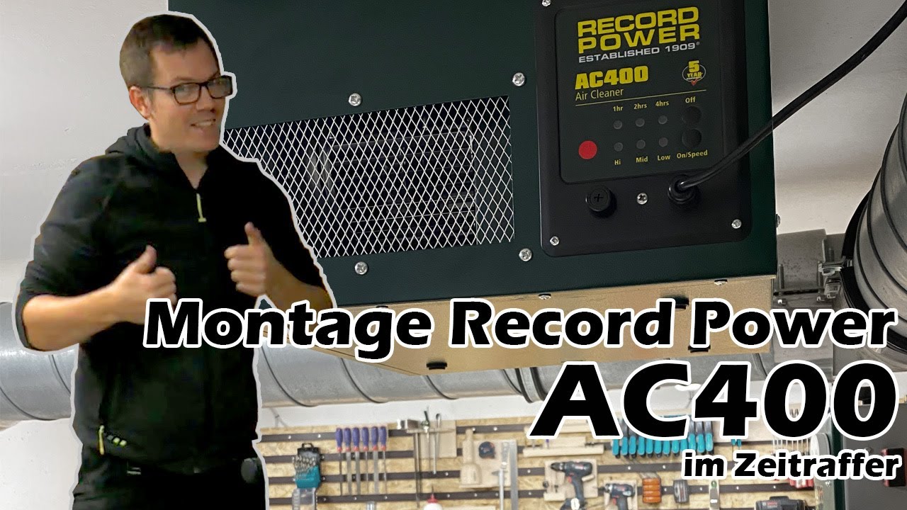 Zeitraffer: Montage Record Power AC400 Luftfiltersystem in der ...