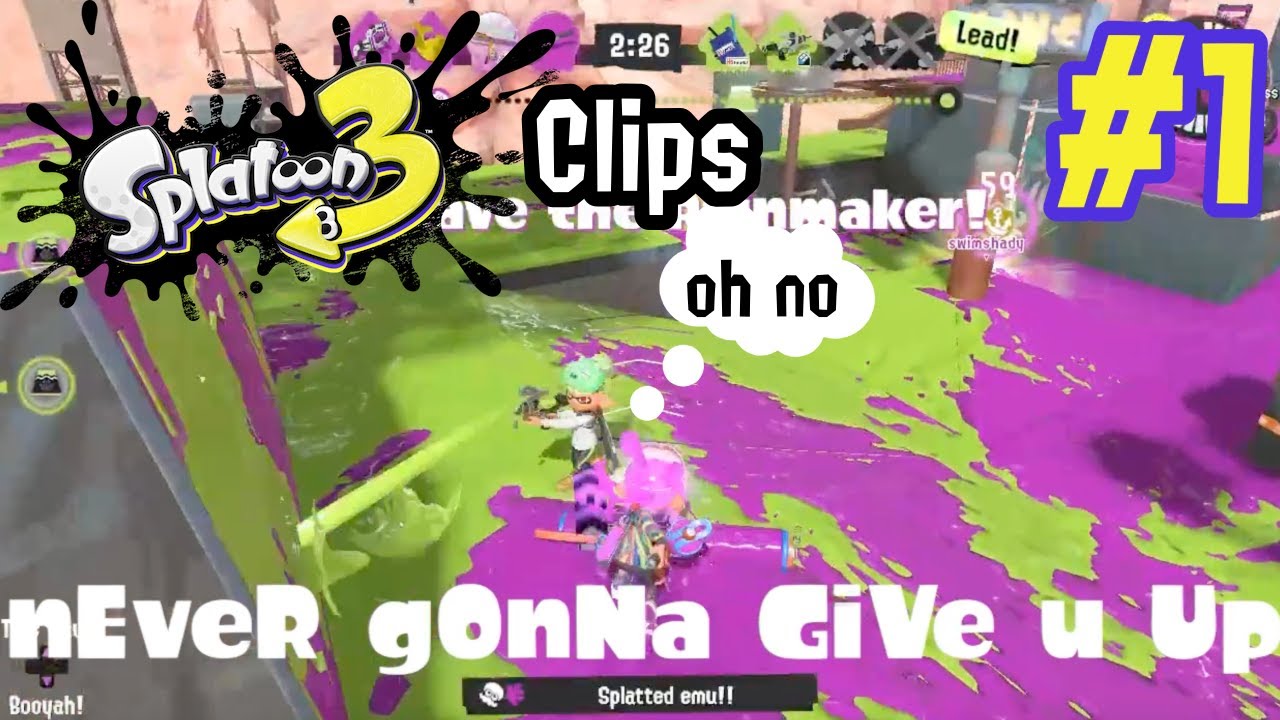 Splatoon Clips (Part 1) - YouTube