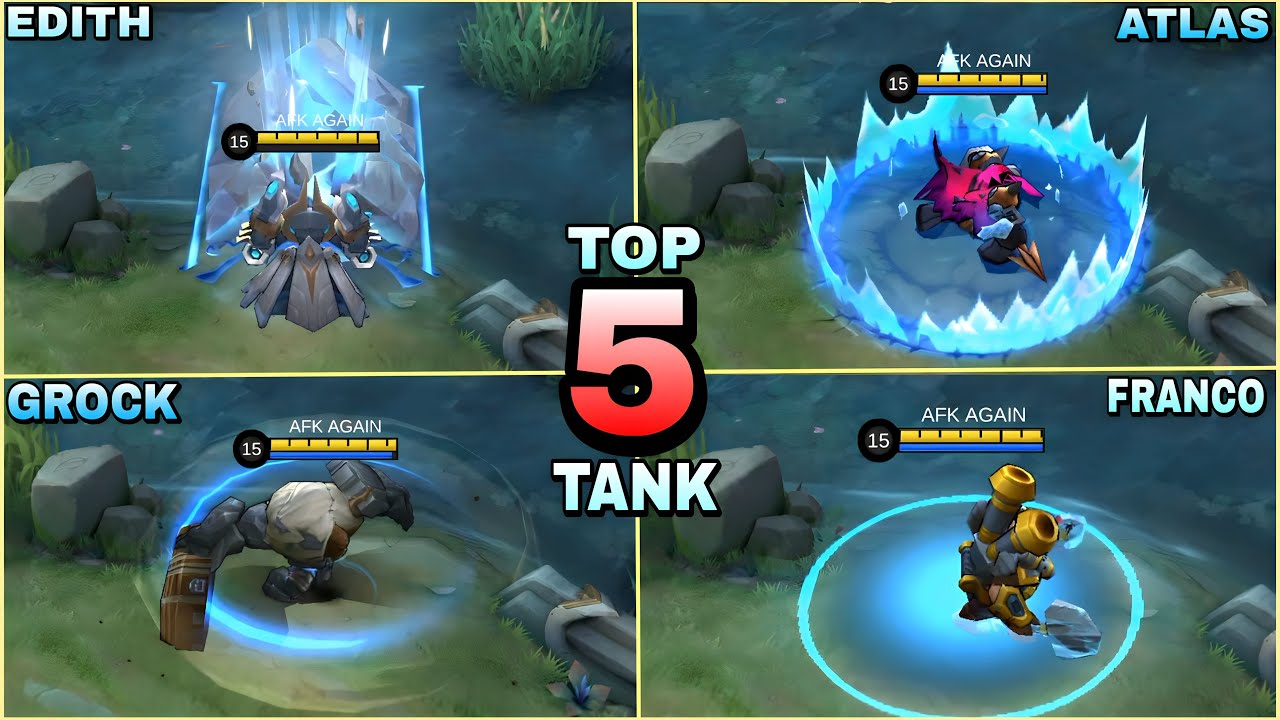 TOP 5 BEST TANKS FOR SEASON 28 ~ MOBILE LEGENDS - YouTube