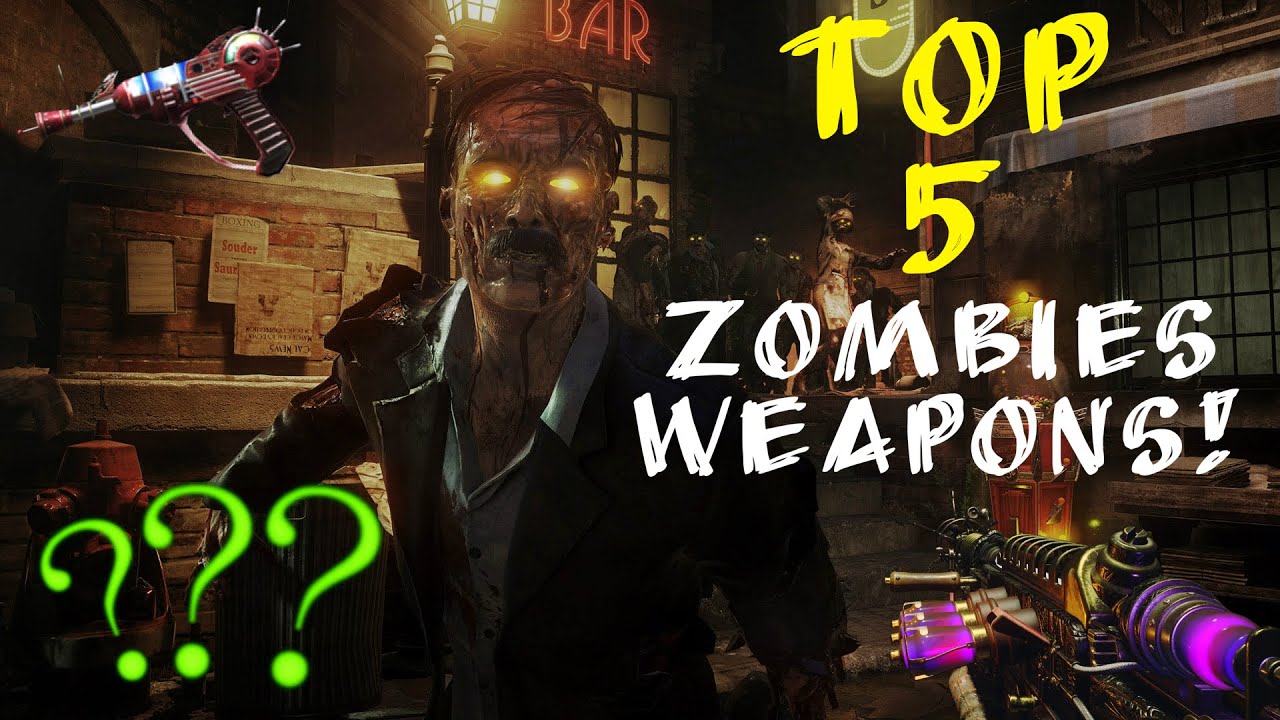 Top 5 Weapons In Black Ops 3 Zombies! (BO3 Zombies Countdown) - YouTube