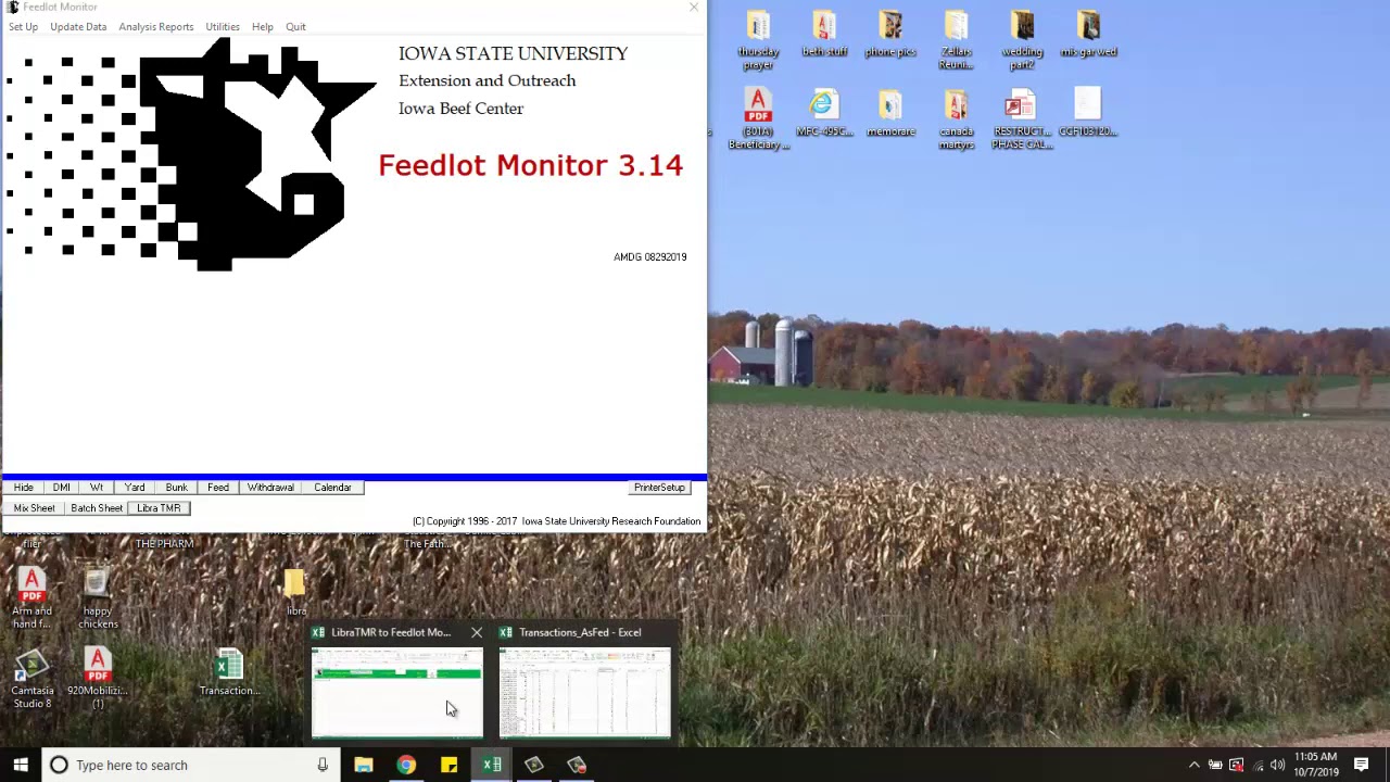 Libra To Feedlot Monitor - YouTube