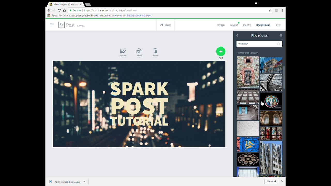 Adobe Spark Post Tutorial - Make Images, Videos and Web Stories for ...