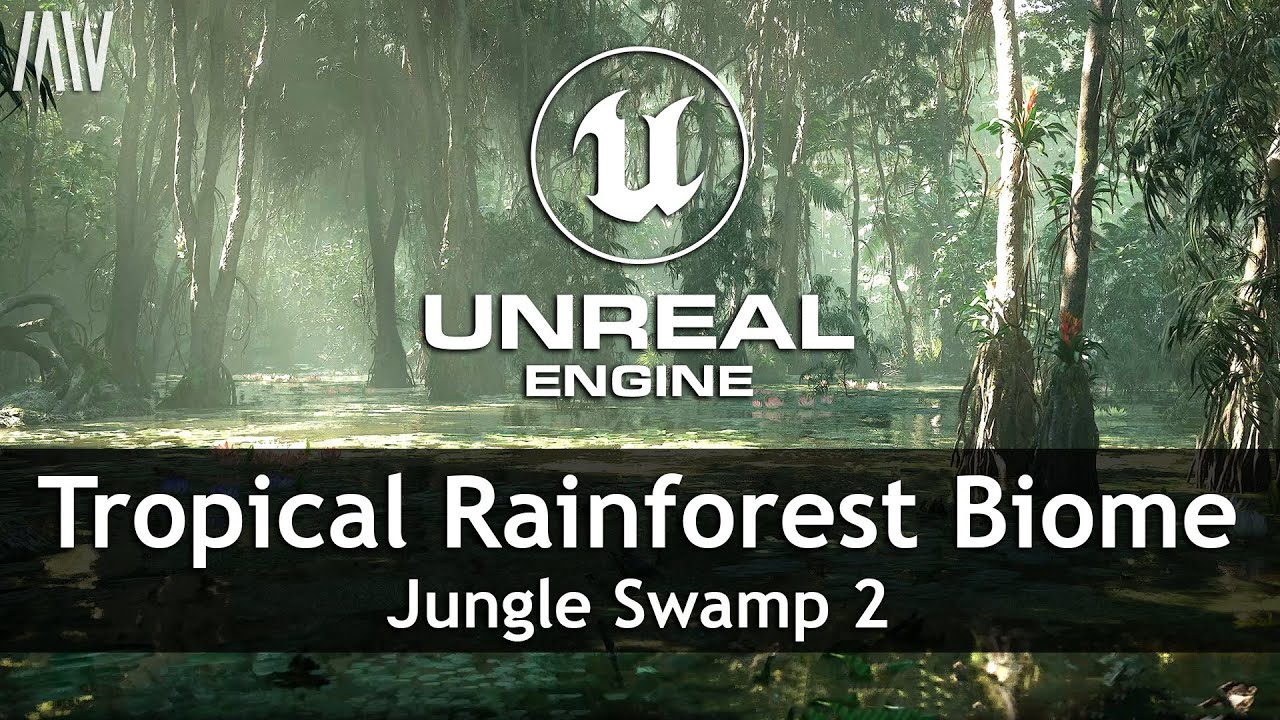 MAWI Tropical Rainforest | Unreal Engine 5.2 | Jungle Swamp 2 # ...