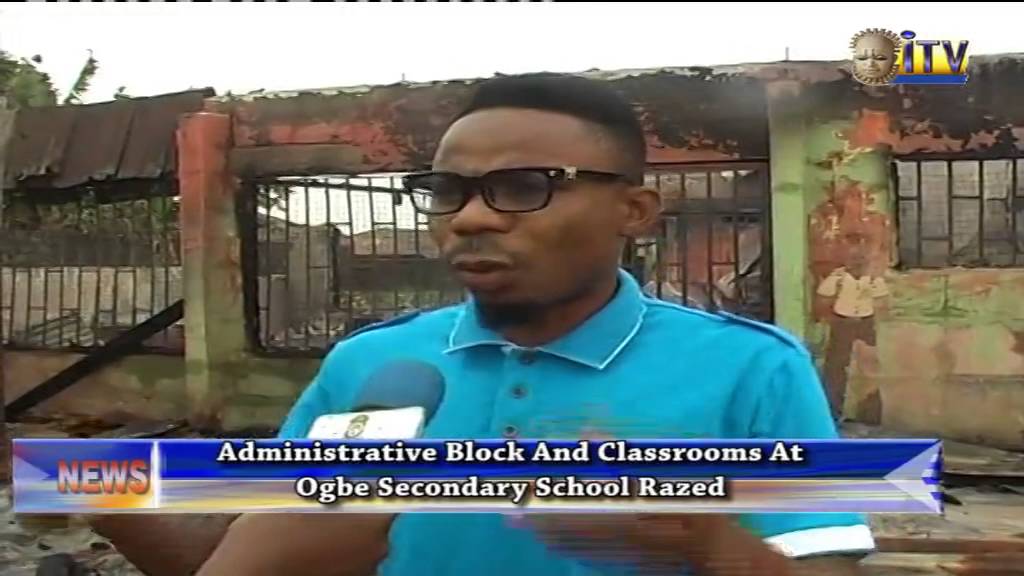 Administrative Block And Classrooms At Ogbe Secondary School Razed ...