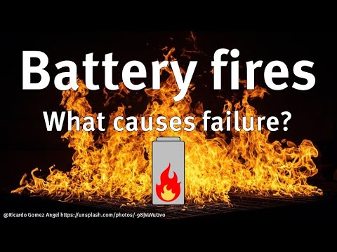 Battery fires! What happens when batteries are abused? - YouTube