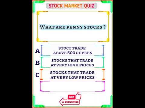 Stock Market Quiz 31 | General Knowledge | Quiz | Share Market Facts ...