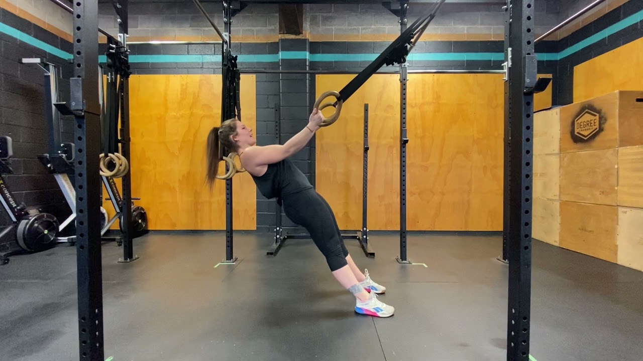 Palms Up Ring Row - YouTube