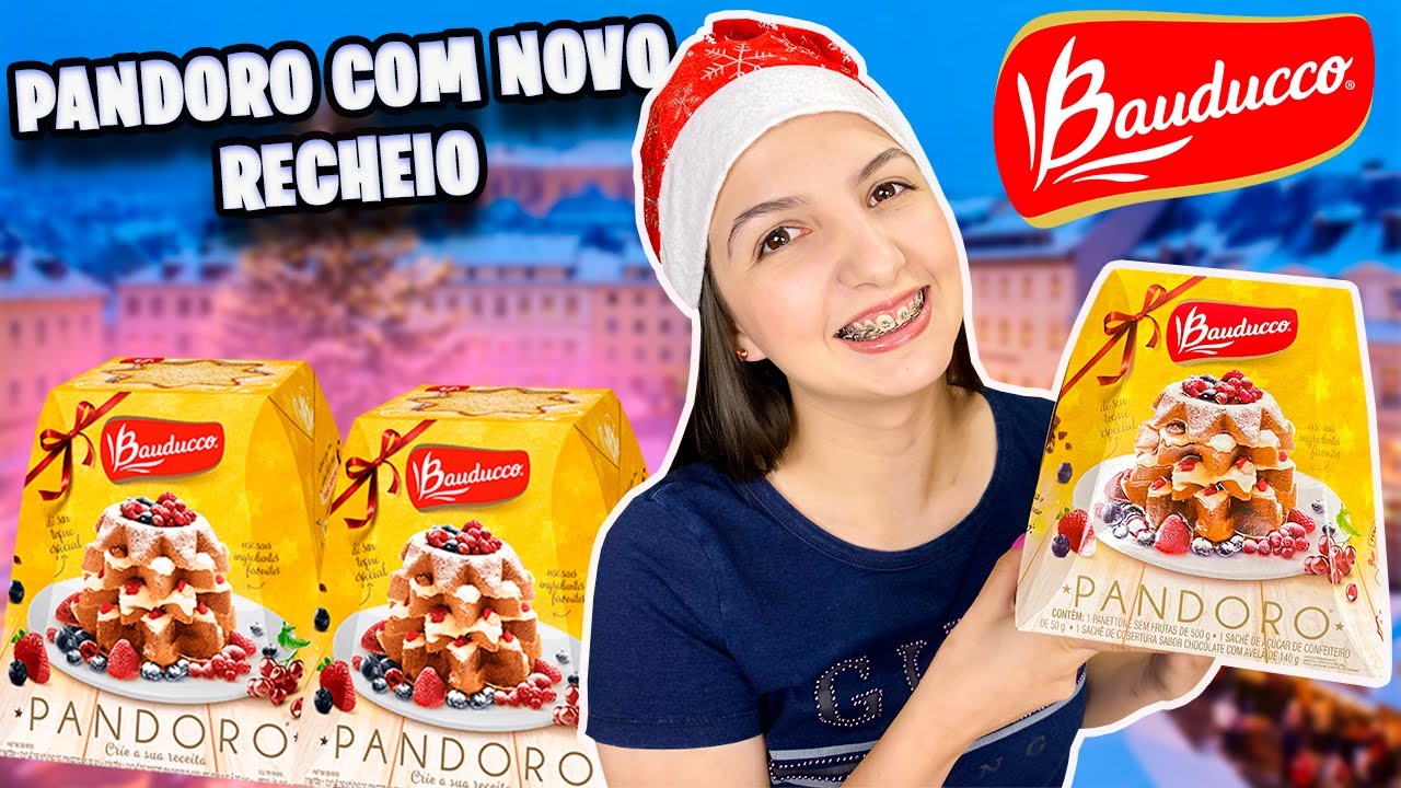 PROVAMOS O PANETONE PANDORO DA BAUDUCCO - YouTube