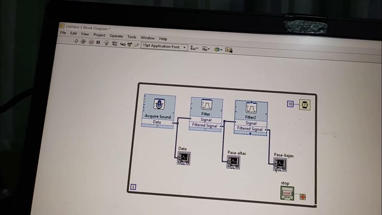 Práctica 3. Estetoscopio con LabView. - YouTube