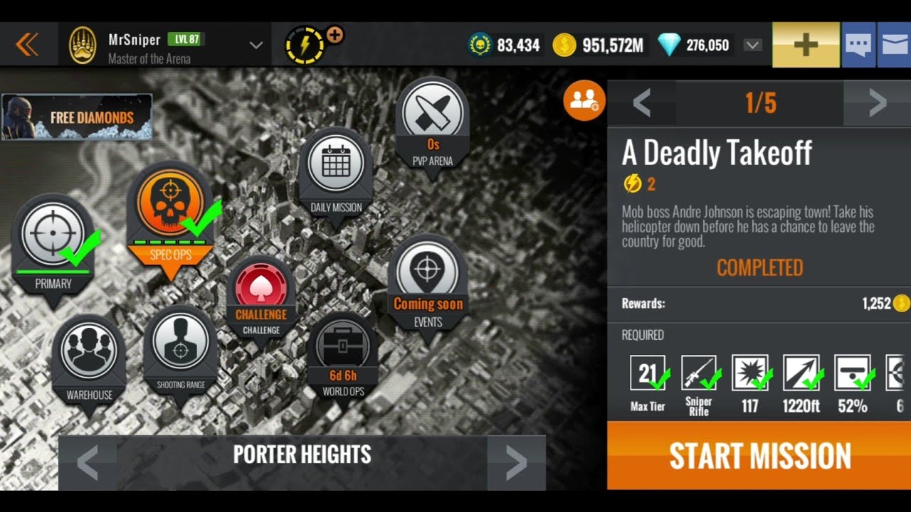 SNIPER 3D ASSASSIN - SPEC OPS - A DEADLY TAKEOFF 1/5 PORTER HEIGHTS ...