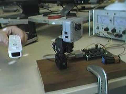 Wii Remote Pan Tilt Camera Control - YouTube