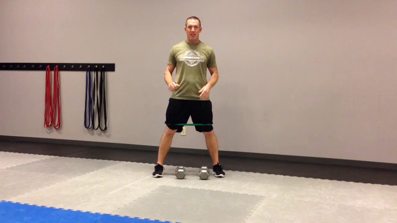 Band-Dumbbell Contrast Workout - YouTube