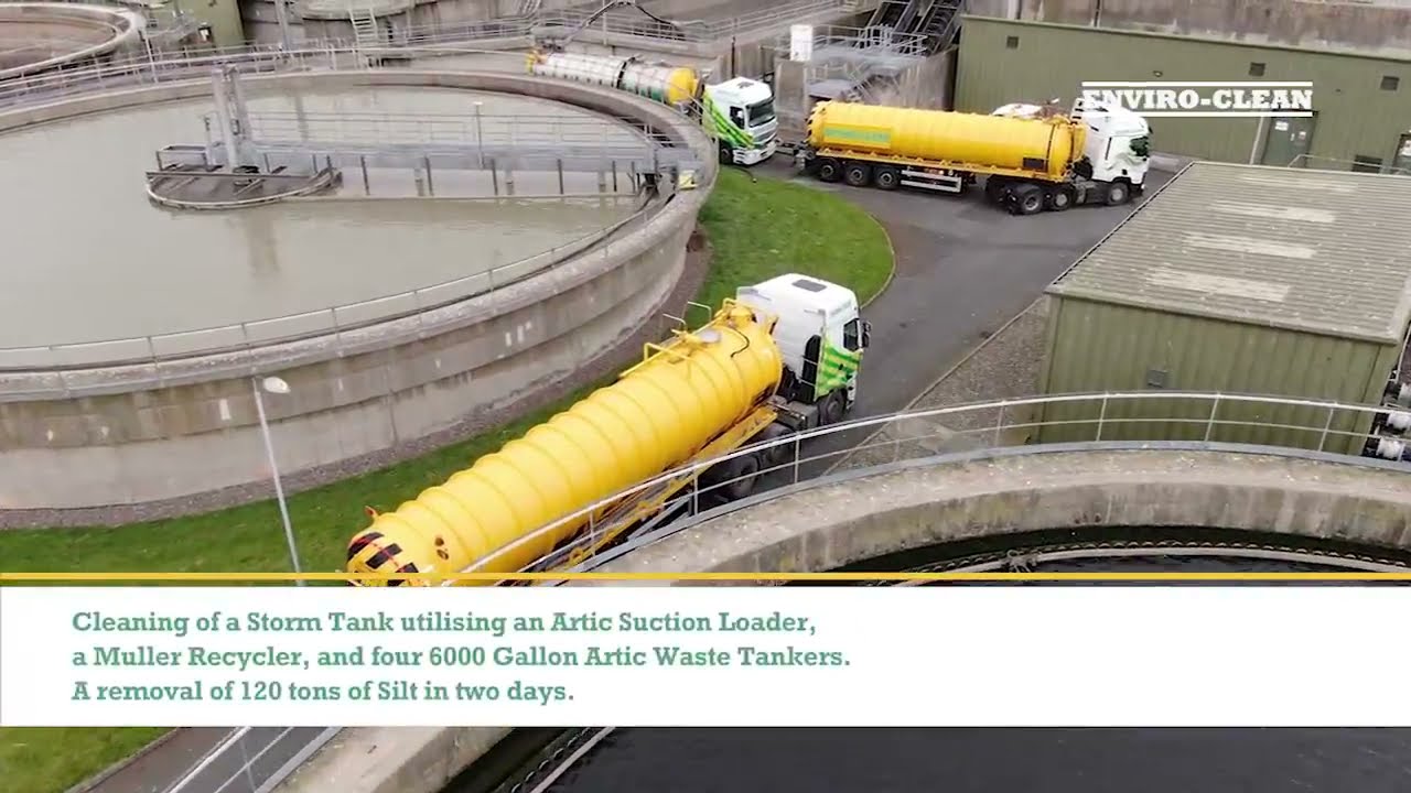 Large Storm Tank Cleaning on behalf of Scottish Water - YouTube