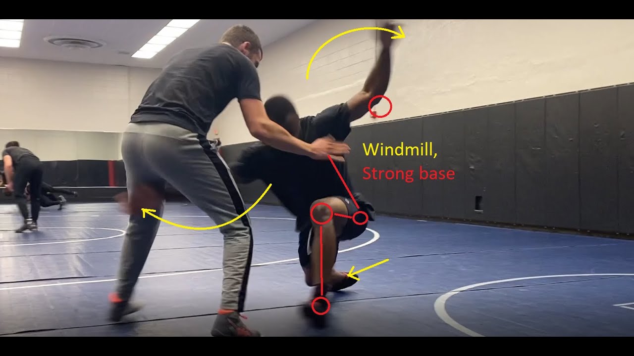 High Level Wrestling: The Misdirection Outside Step Explained - YouTube